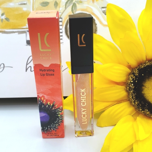 Lucky Chick | Makeup | 525 Lucky Chick Lip Gloss In Bubbly New | Poshmark